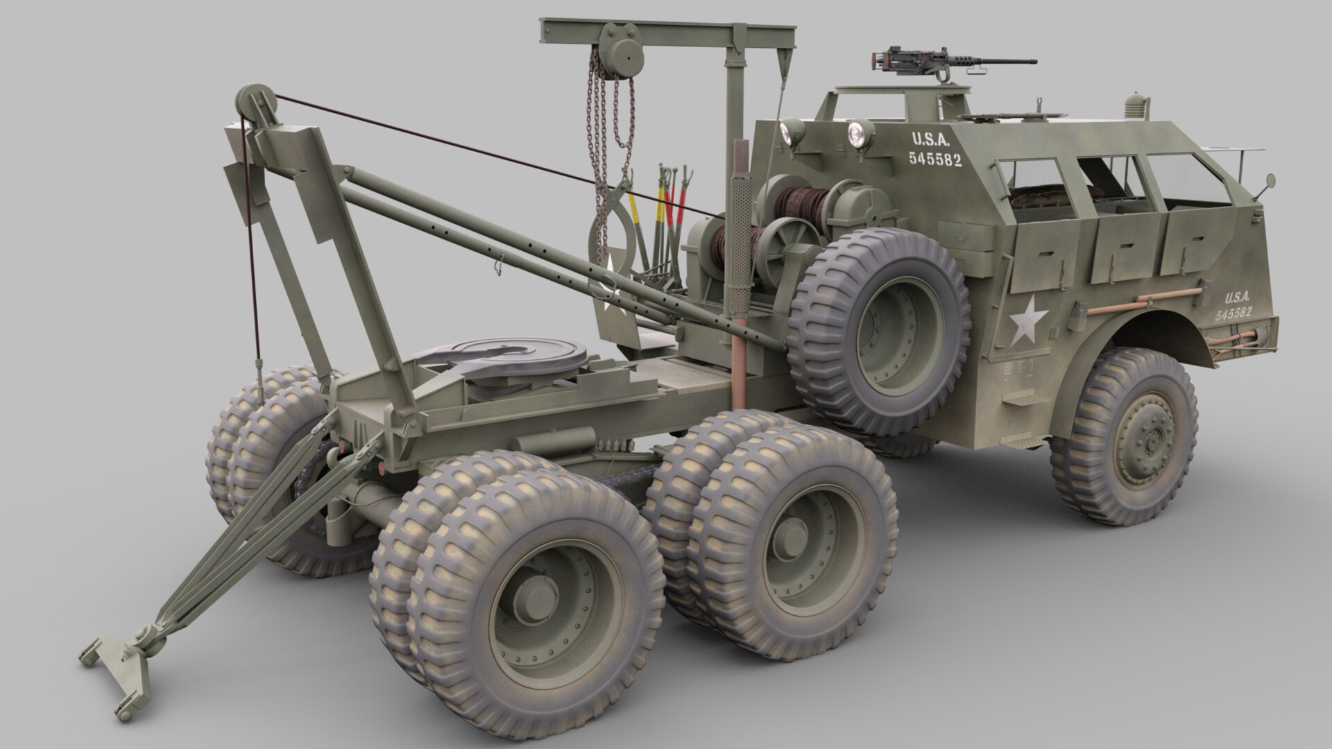 Westfield 3d - M26 Tank Recovery Truck