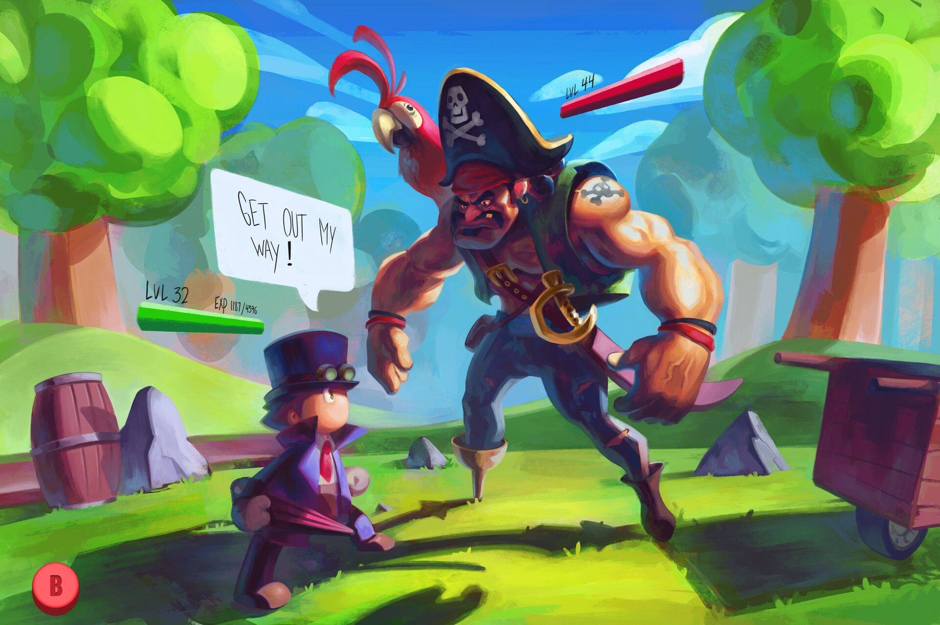 ArtStation - Nintendo theme game