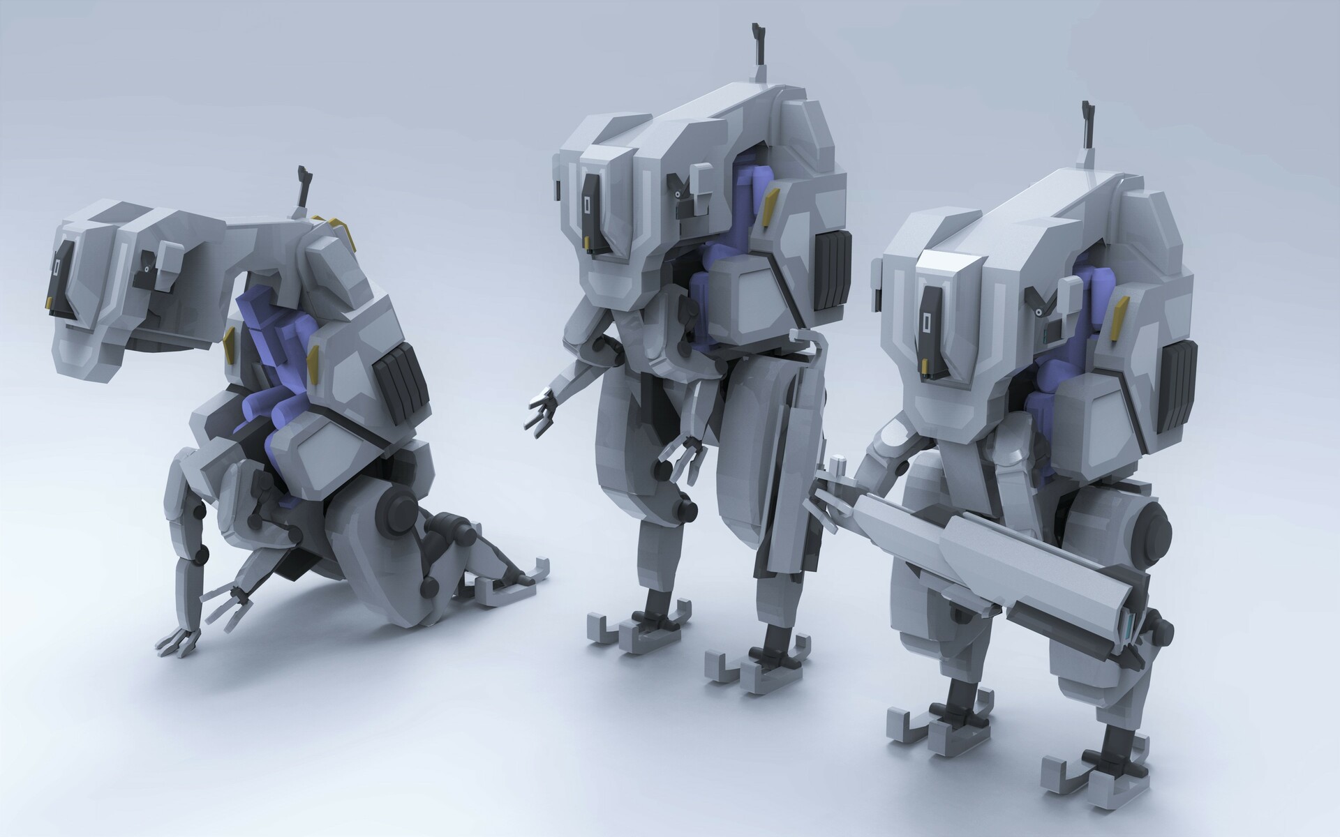 SprinKah - WARFRAME Fan Concept - CORPUS Exo-frame