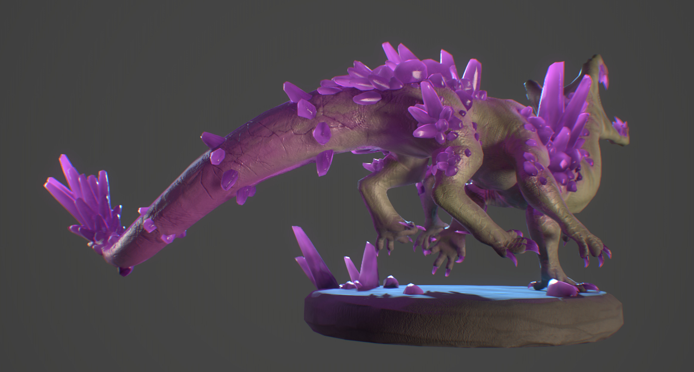 Klaus Berkenkotter - Crystal Wyrm - Model
