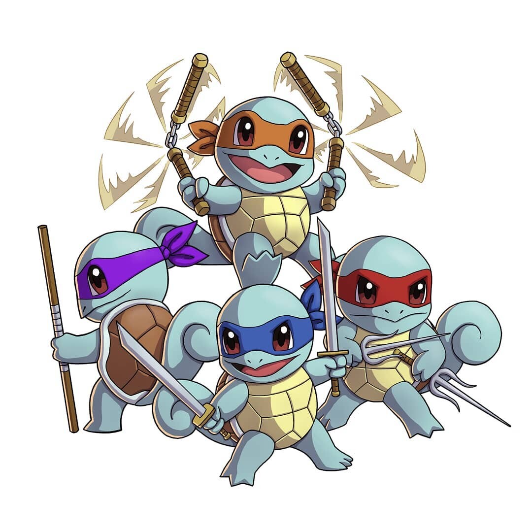 ArtStation - Teenage Mutant Ninja Squirtles