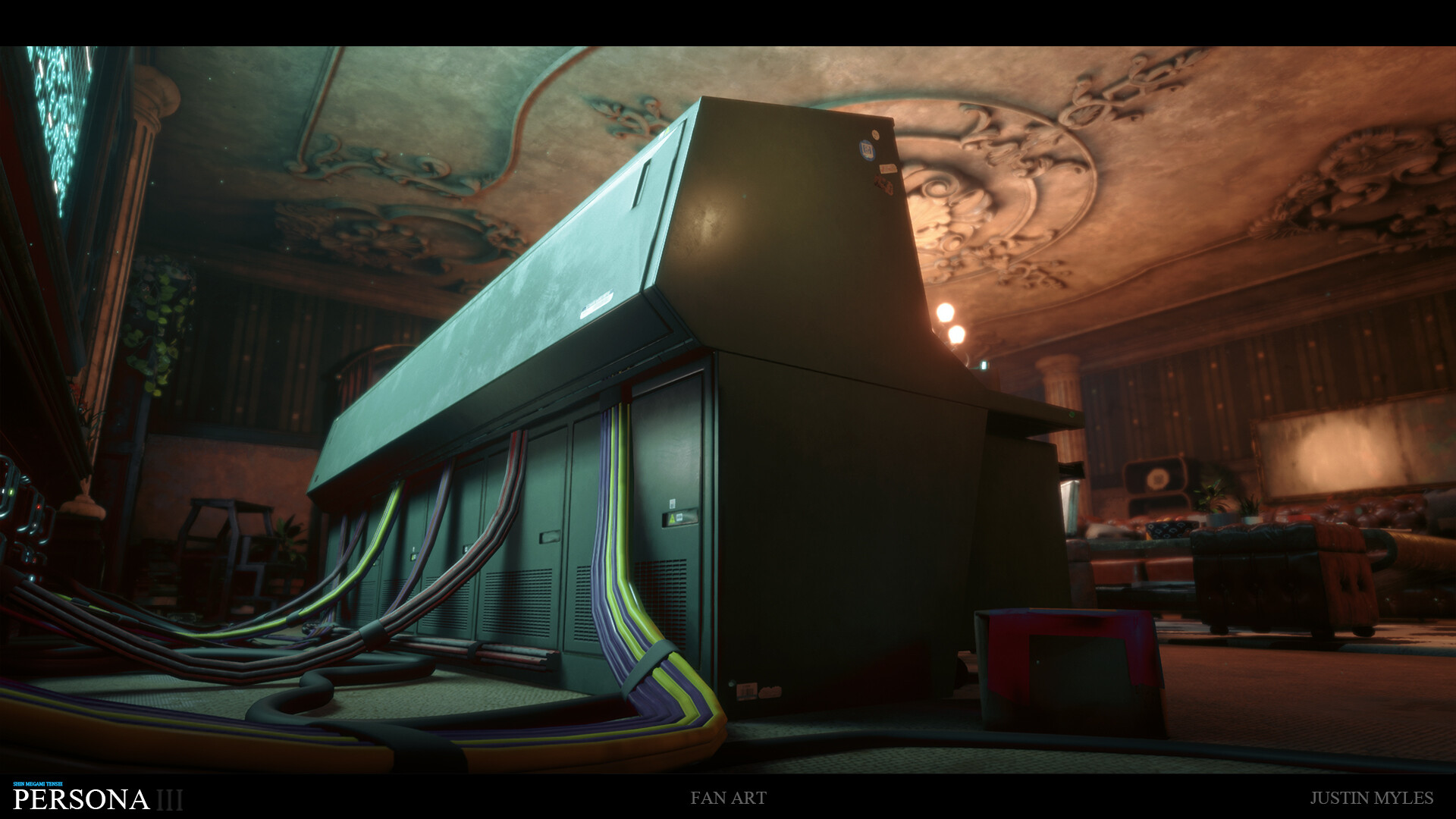 Justin Myles - Unreal 4 Environment | Persona 3 Fan Art