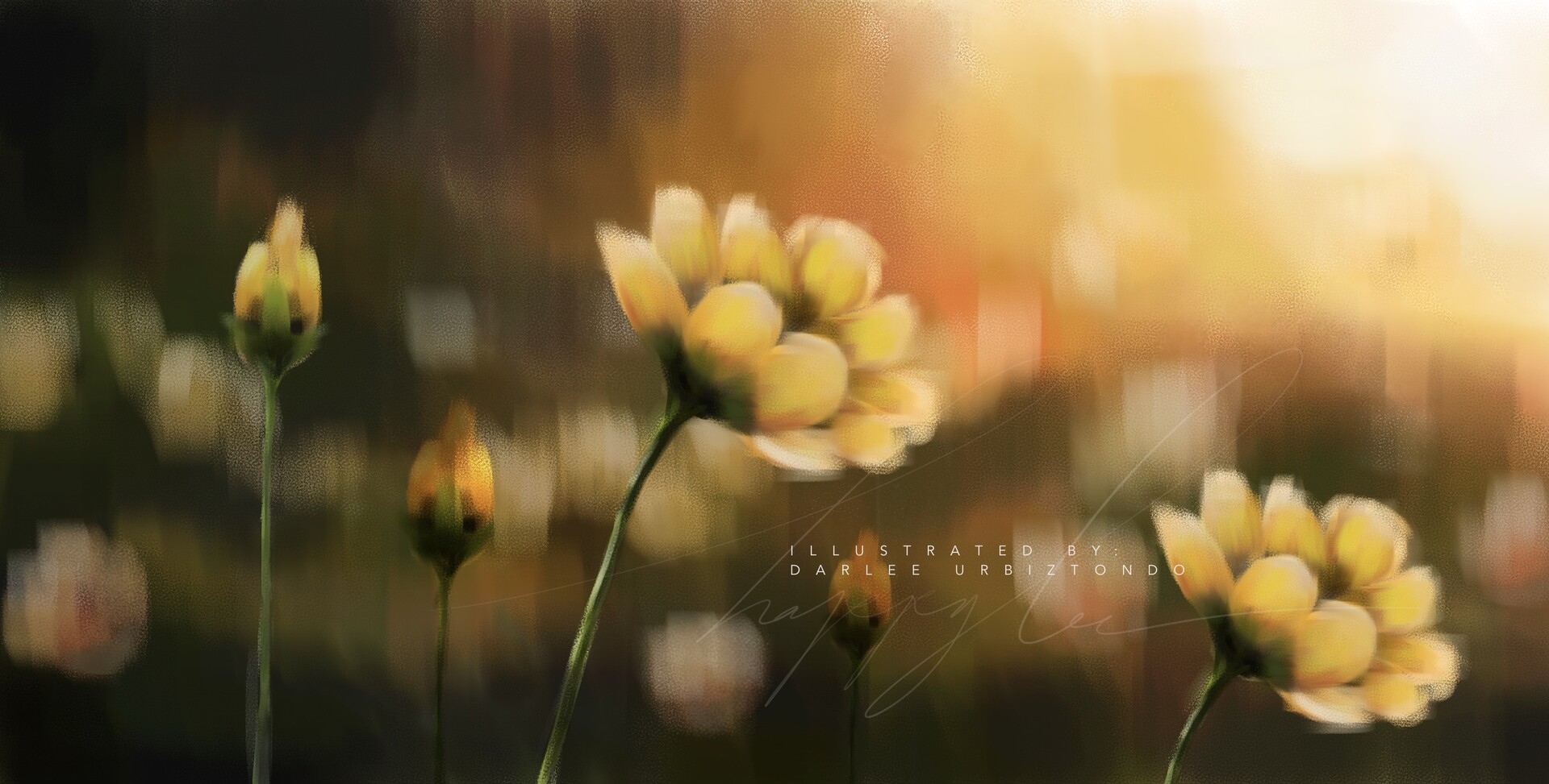 ArtStation - Warm Flowers