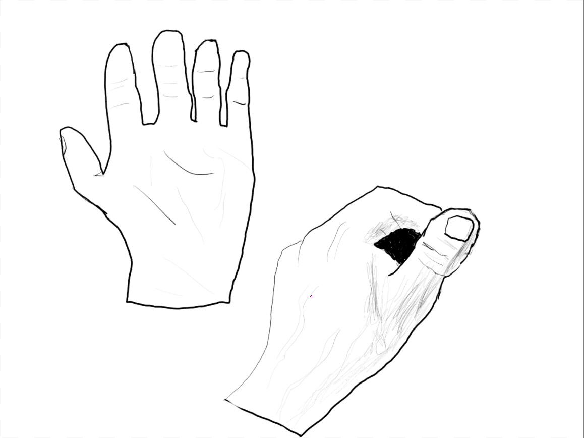 ArtStation - Two more hand sketches