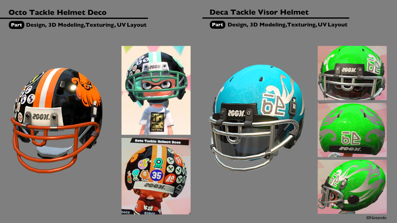 Riko Mochizuki - Splatoon 2 ( DLC ) & Octo Expansion : Cosmetics 3D models