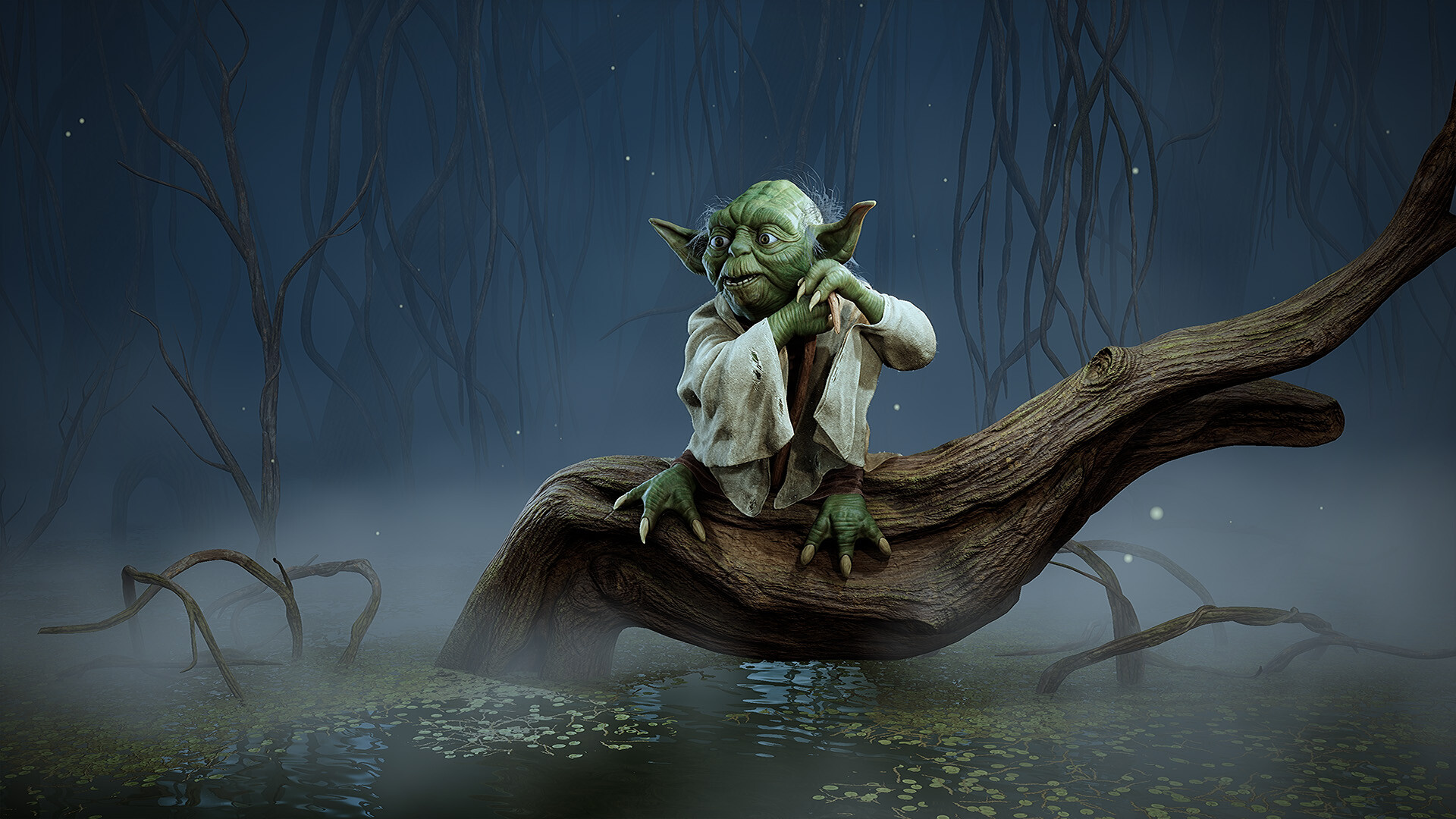 Master Yoda Meditating