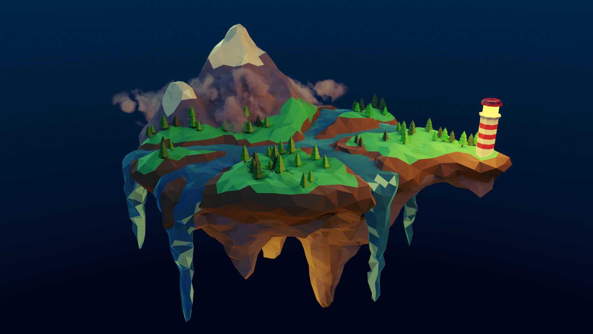 ArtStation - Floating Island