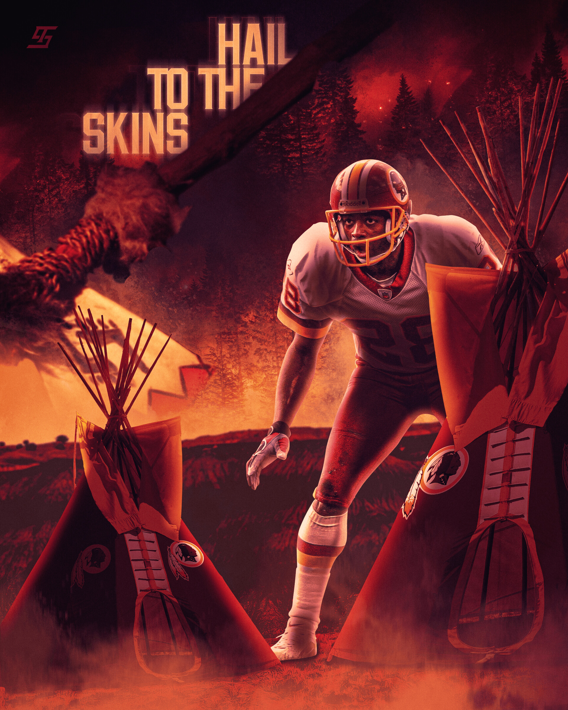 ArtStation - Washington Redskins - Hail to the Skins