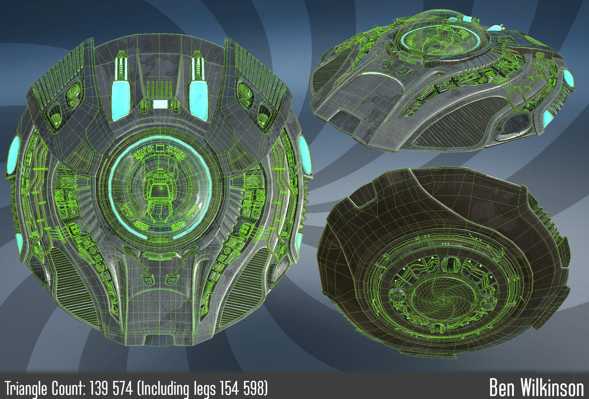 Ben Wilkinson - Destroy All Humans Saucer Remake (Fan Art)