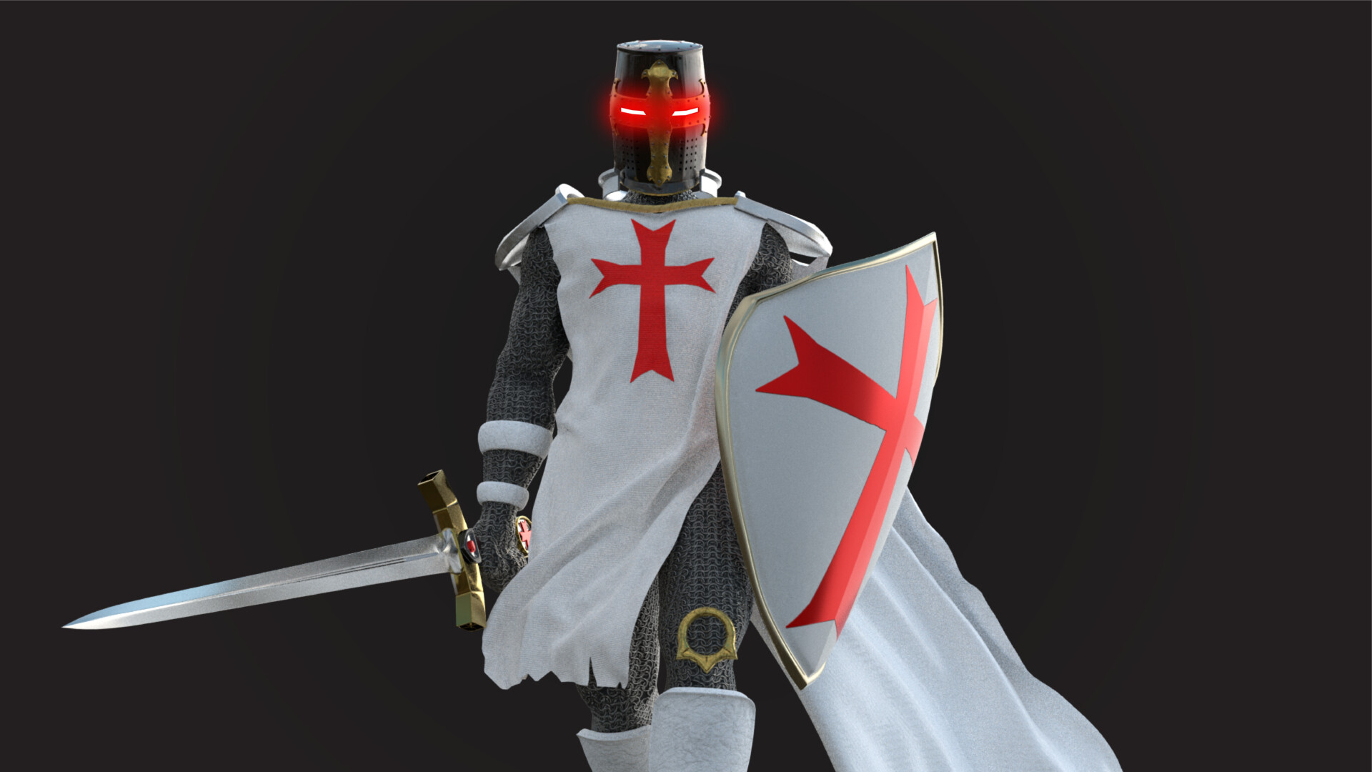 Asbat Saifuddin - Templar Knight, White or Black