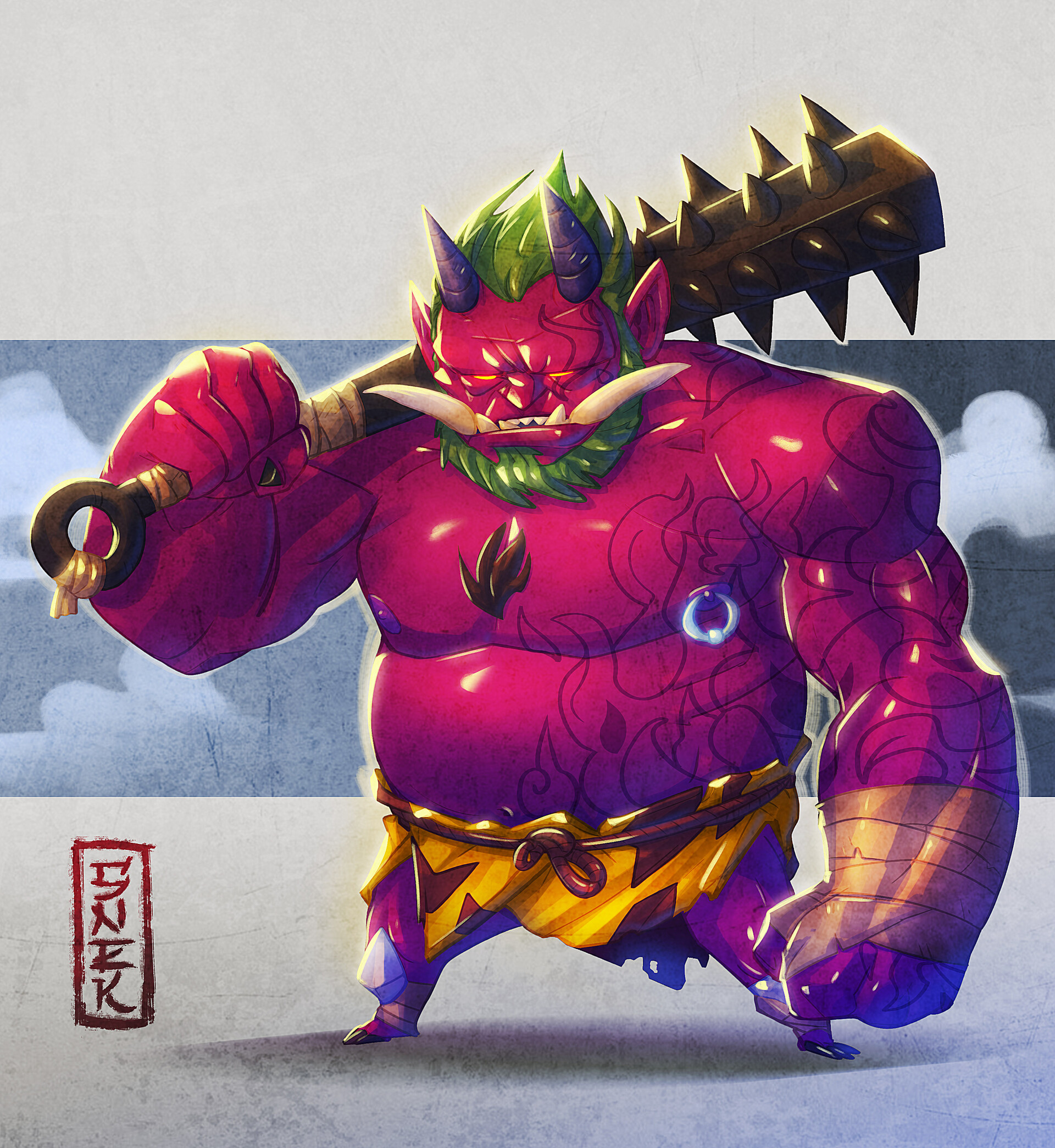 ArtStation - Yokai character design