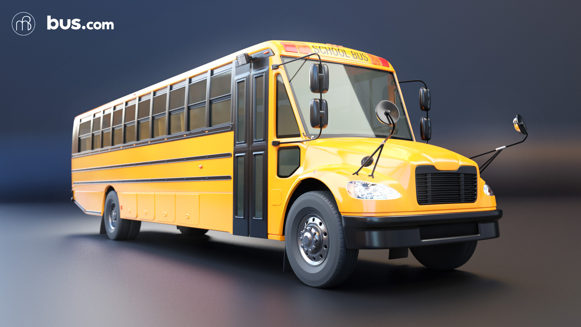 ArtStation - School Bus - bus.com (2020)