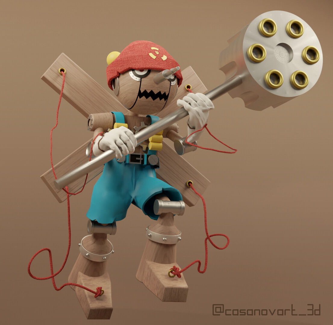 ArtStation - Puppetmon/Pinochimon