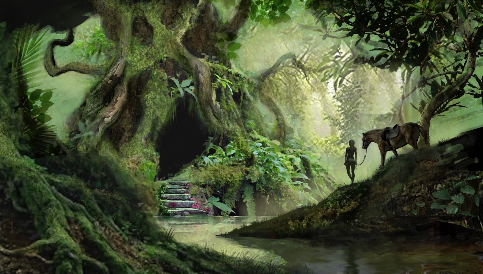 ArtStation - Jungle Scene