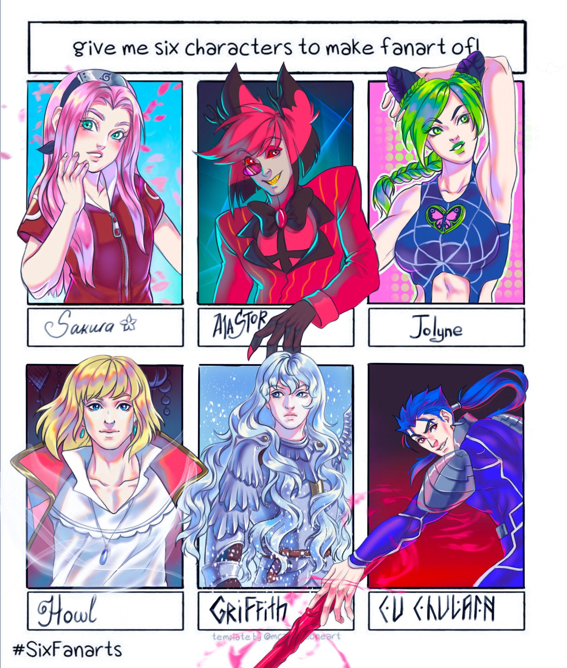 ArtStation - Six fanarts