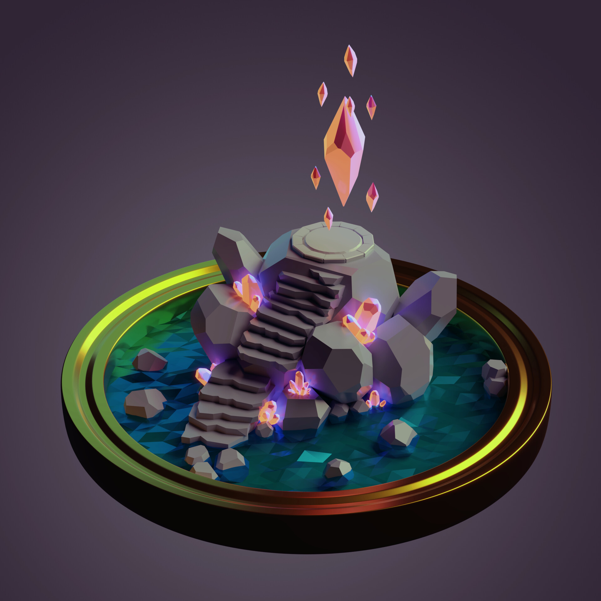 ArtStation - crystal altar
