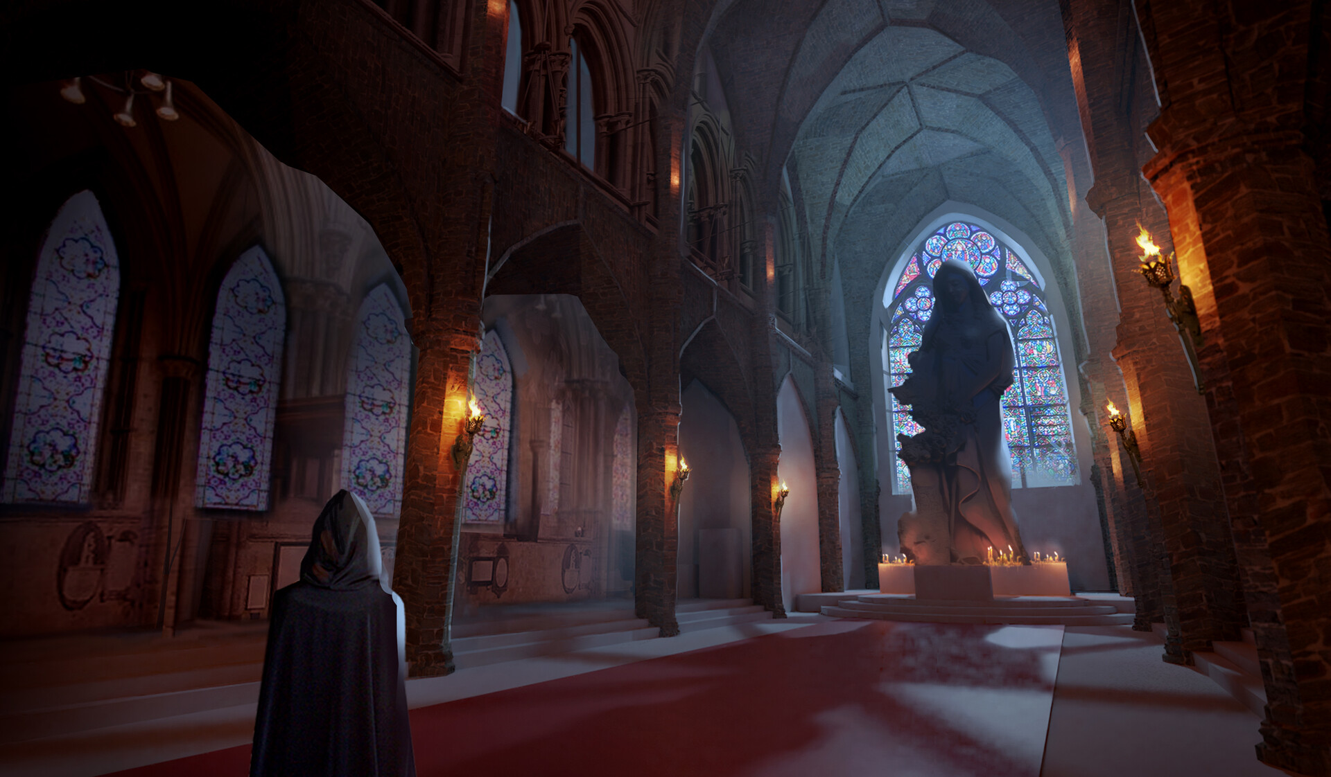 ArtStation - Dim Lit Church
