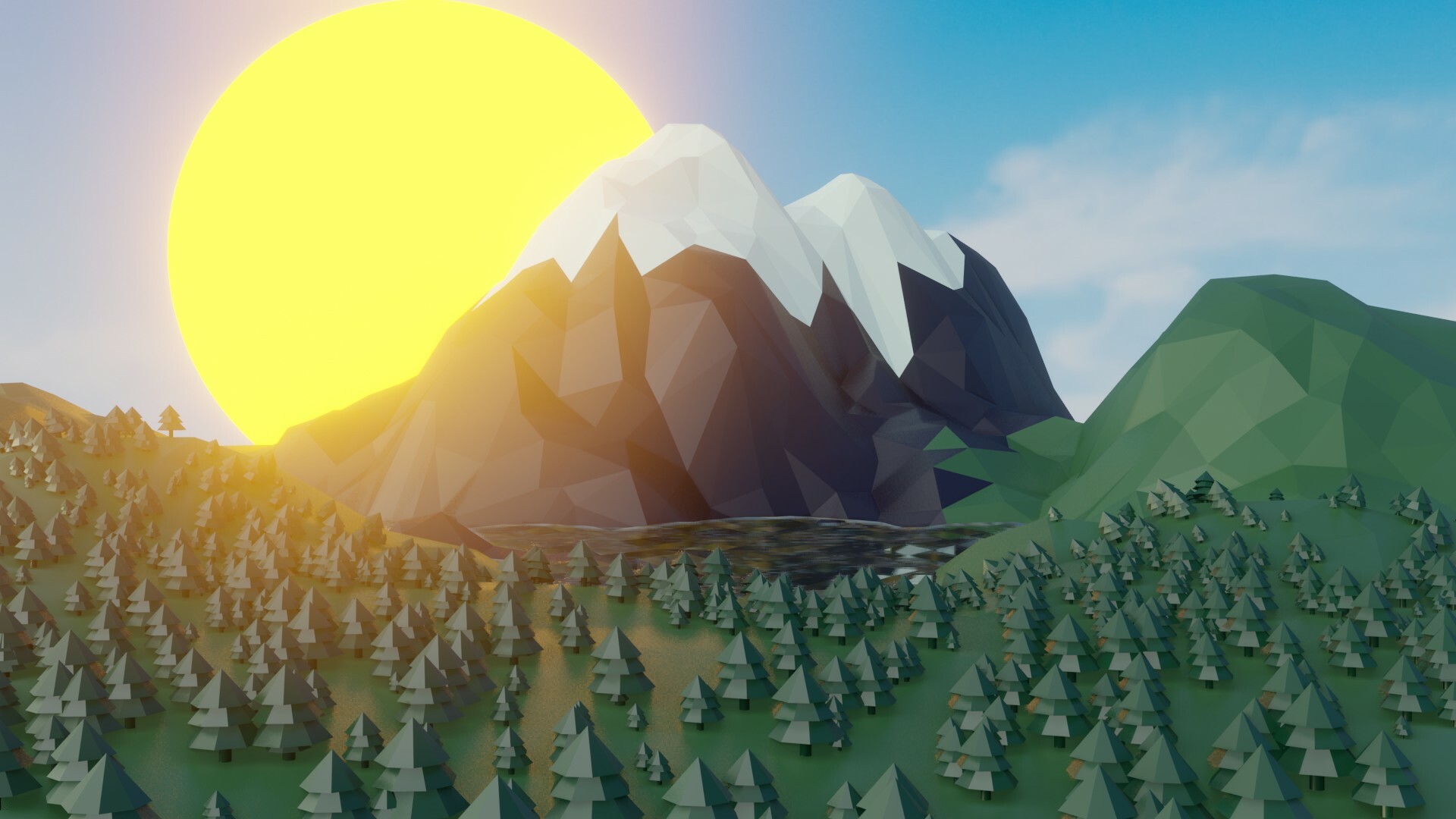 ArtStation - Low poly environment