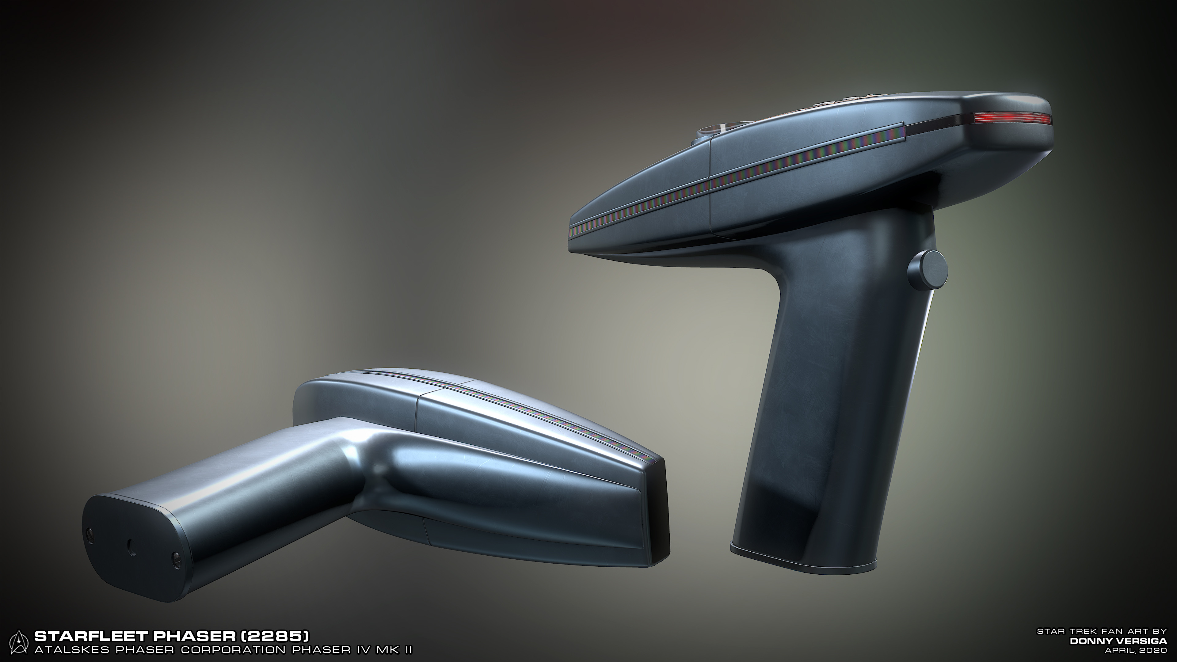 Donny Versiga - Starfleet Phaser - Star Trek II: The Wrath of Khan