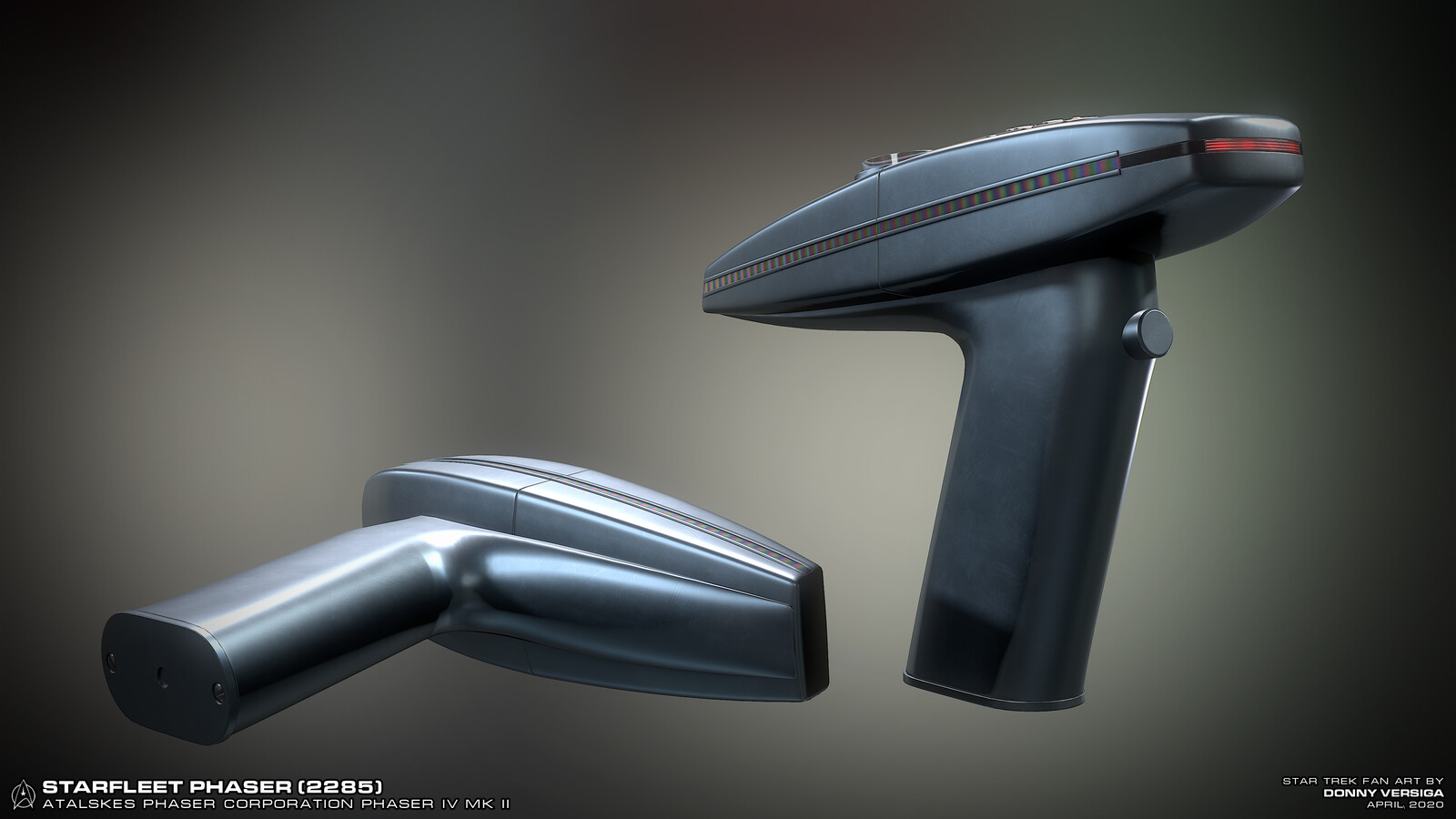 Donny Versiga - Starfleet Phaser - Star Trek II: The Wrath of Khan