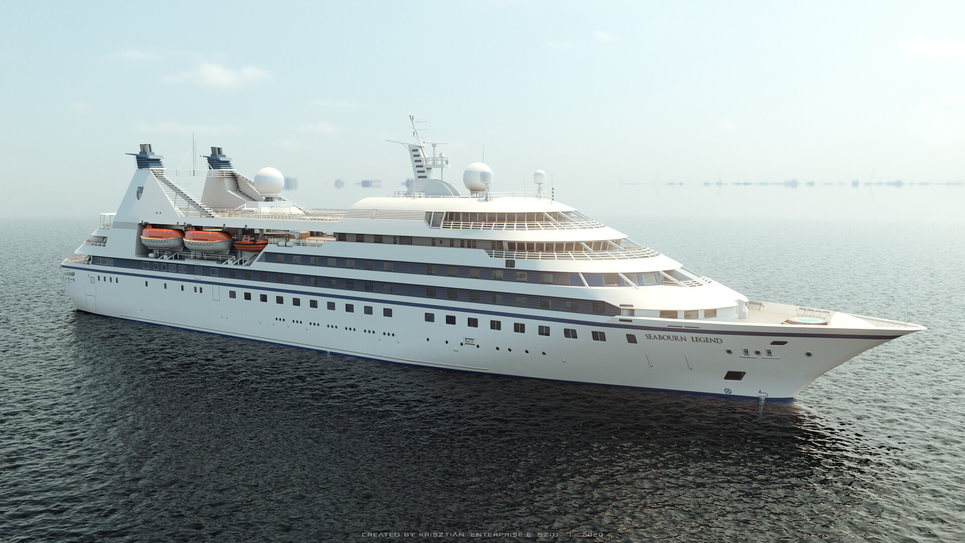 Krisztián Szijj - Seabourn Legend | low-poly model