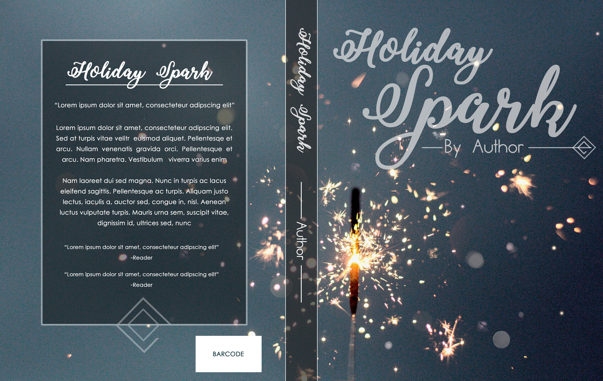 ArtStation - Holiday Spark (book cover design)