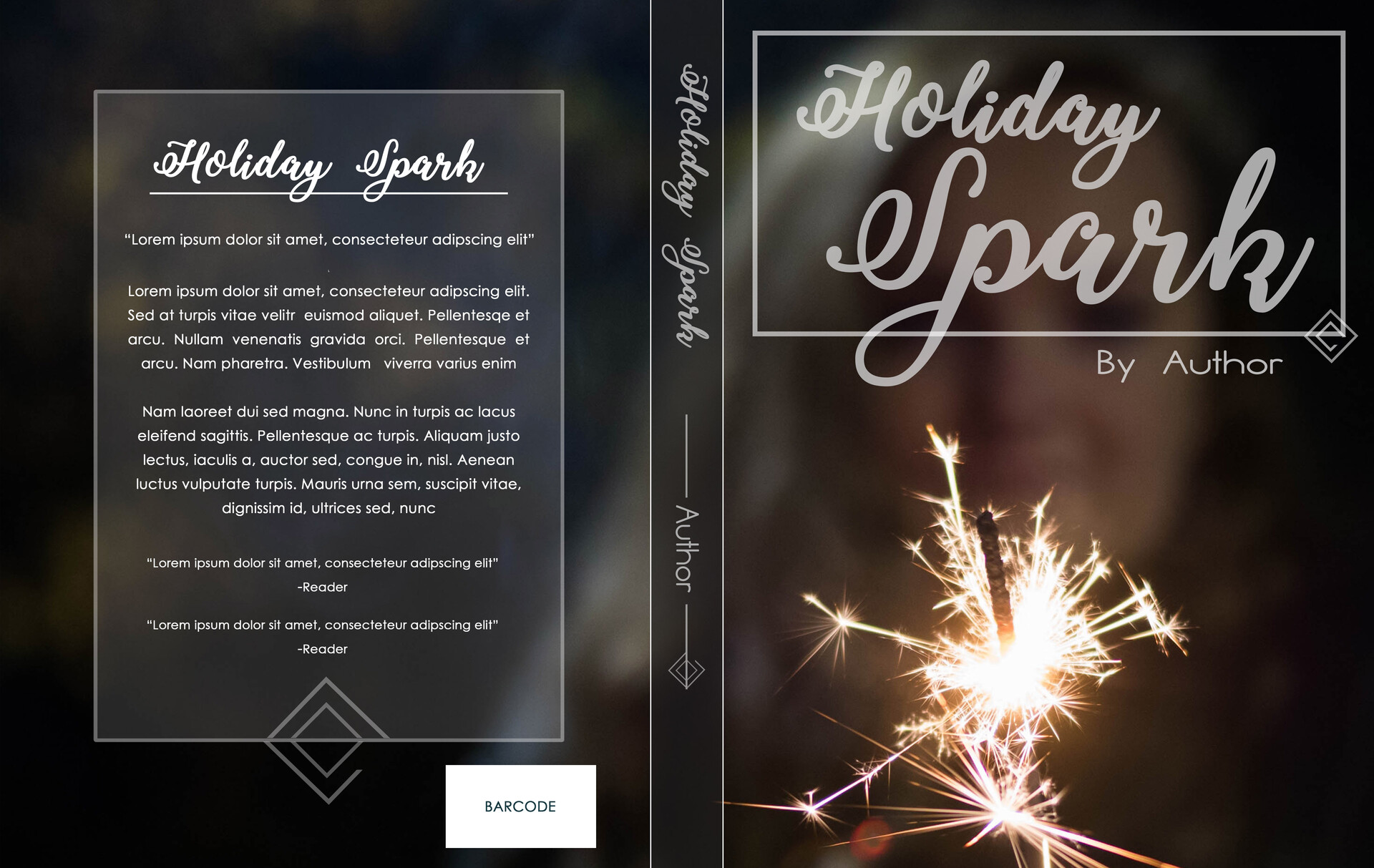 ArtStation - Holiday Spark (book cover design)