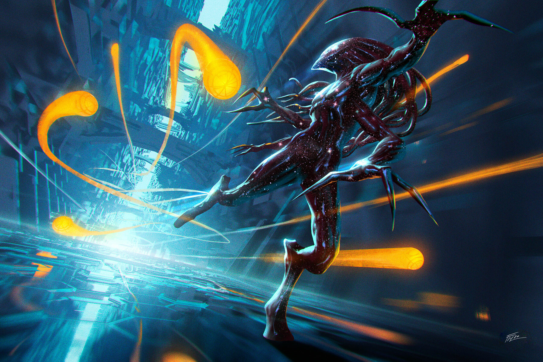 ArtStation - NUMENERA - Voices of the Datasphere - Half Pages