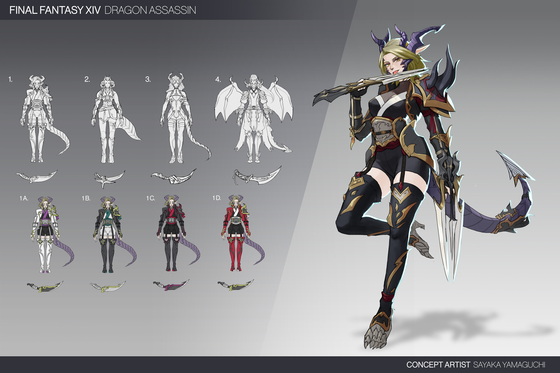 ArtStation - Final Fantasy inspired assassin