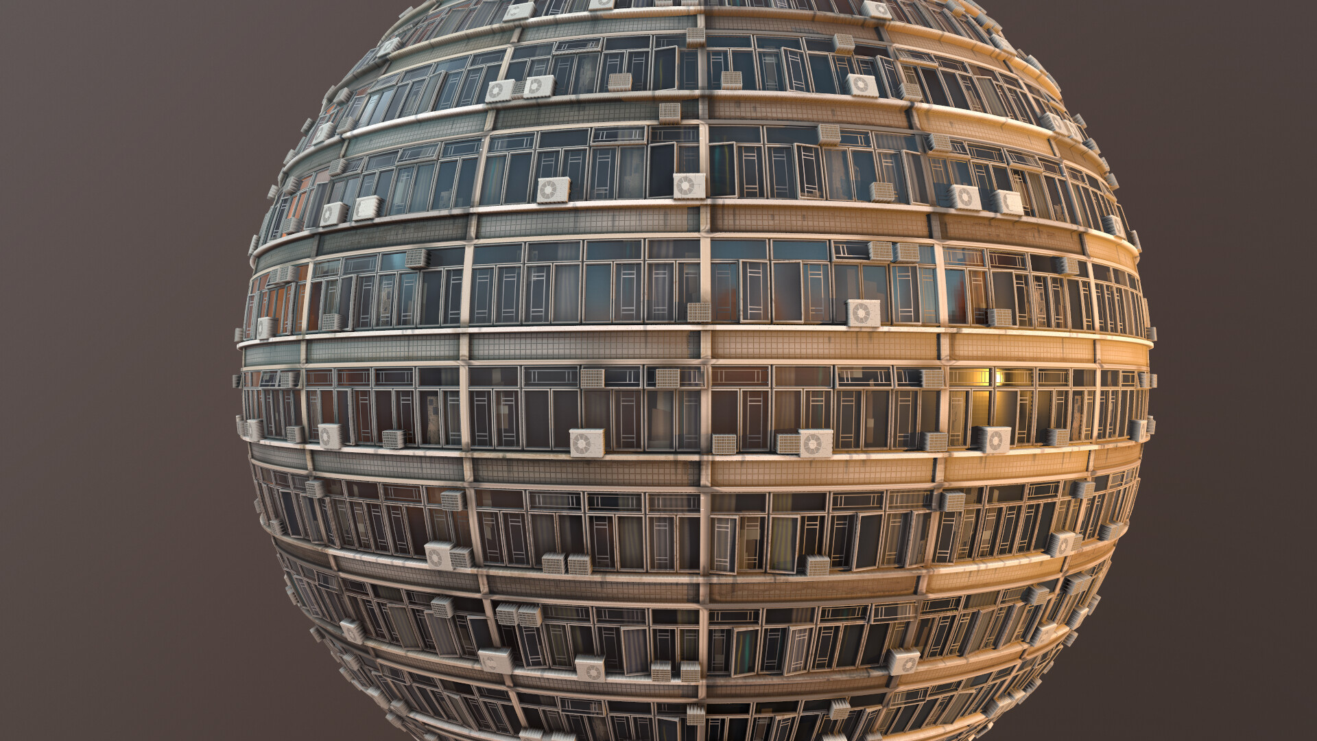 ArtStation - Hong Kong Old Apartment Building