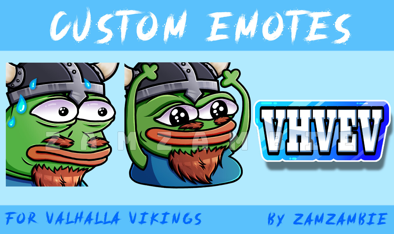 ArtStation - Custom emotes for Valhalla Vikings