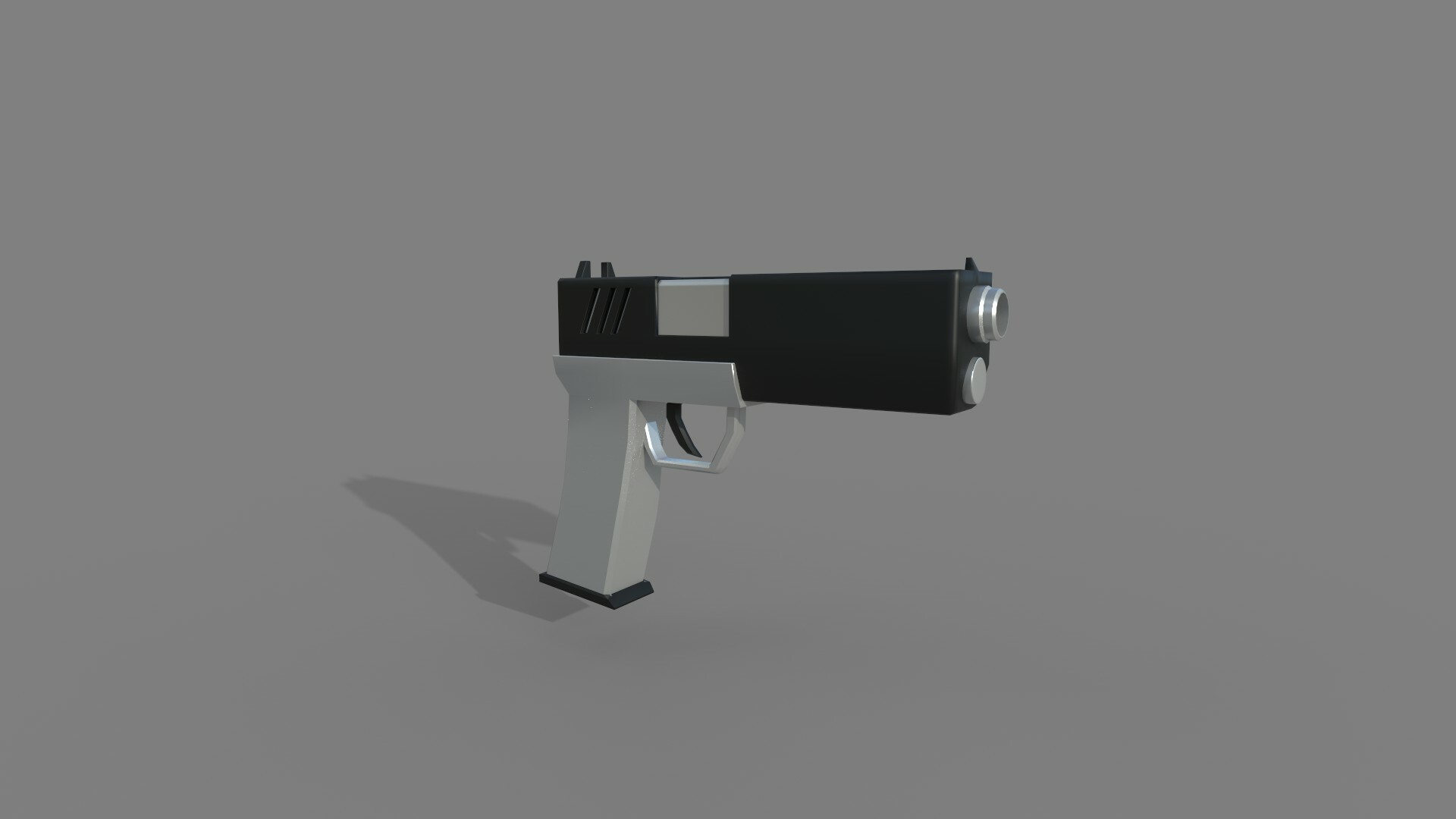 ArtStation - low poly gun