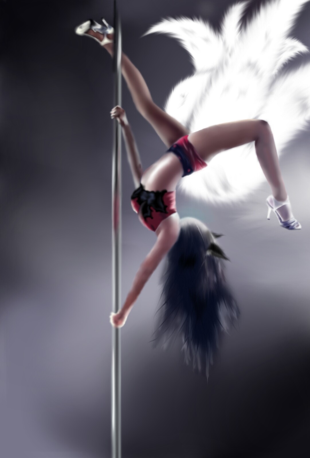 ArtStation - Ahri Pole Dance