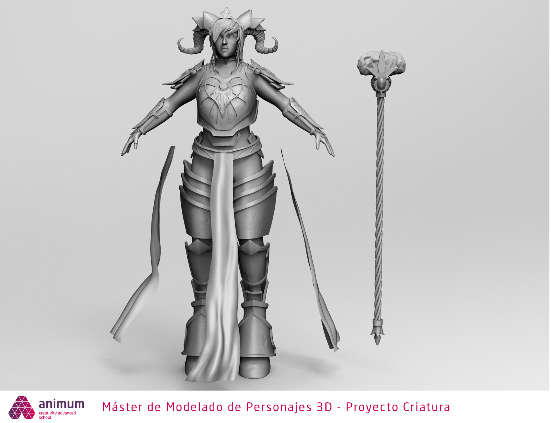 ArtStation - WIP Creature project - Animum school Module 2