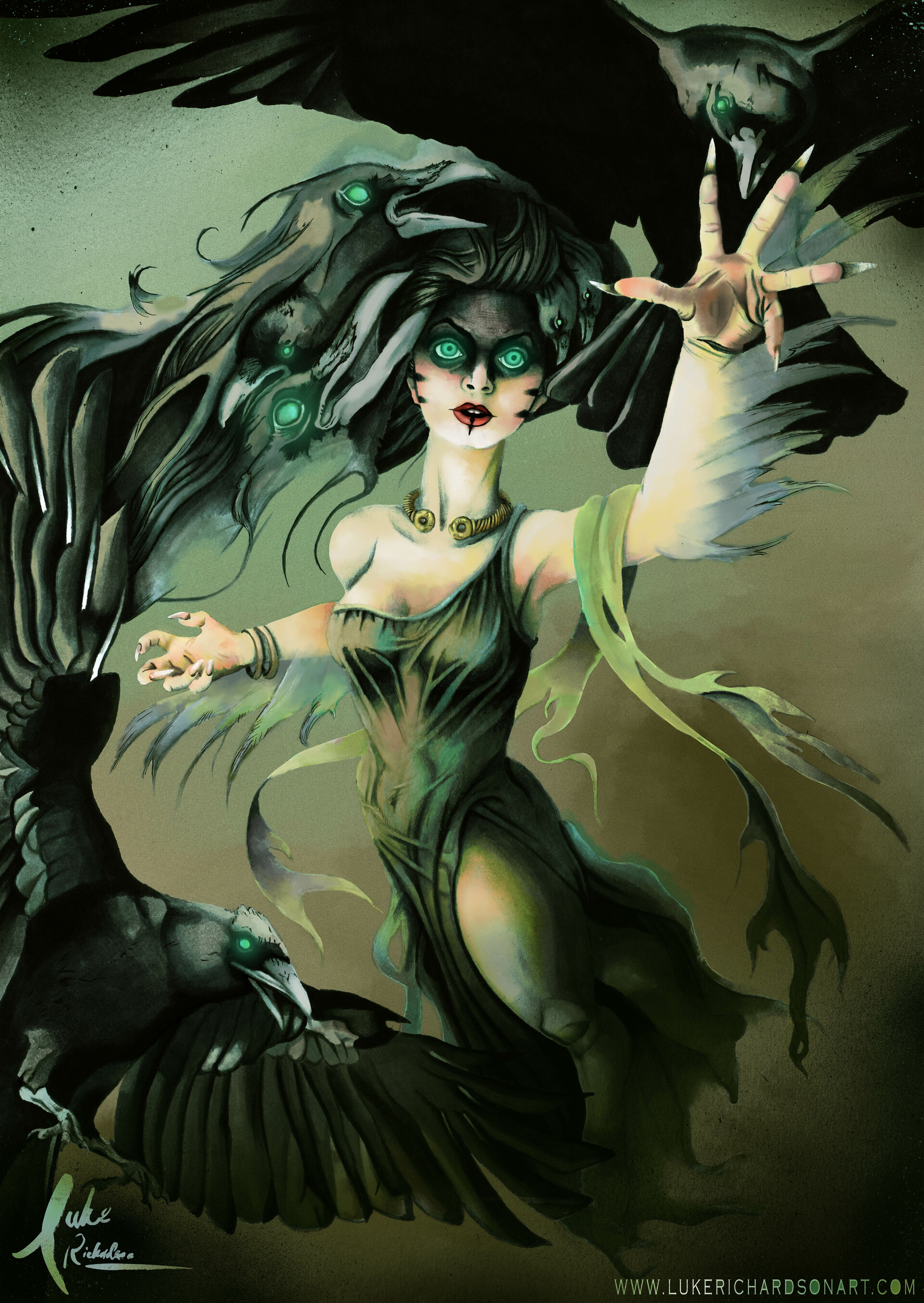 ArtStation - Morrigan The Phantom Queen