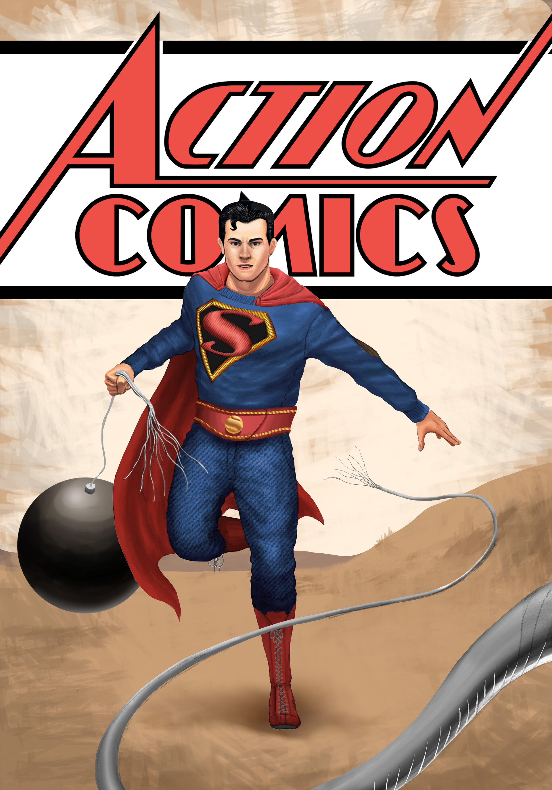 Vintage Superman Drawings