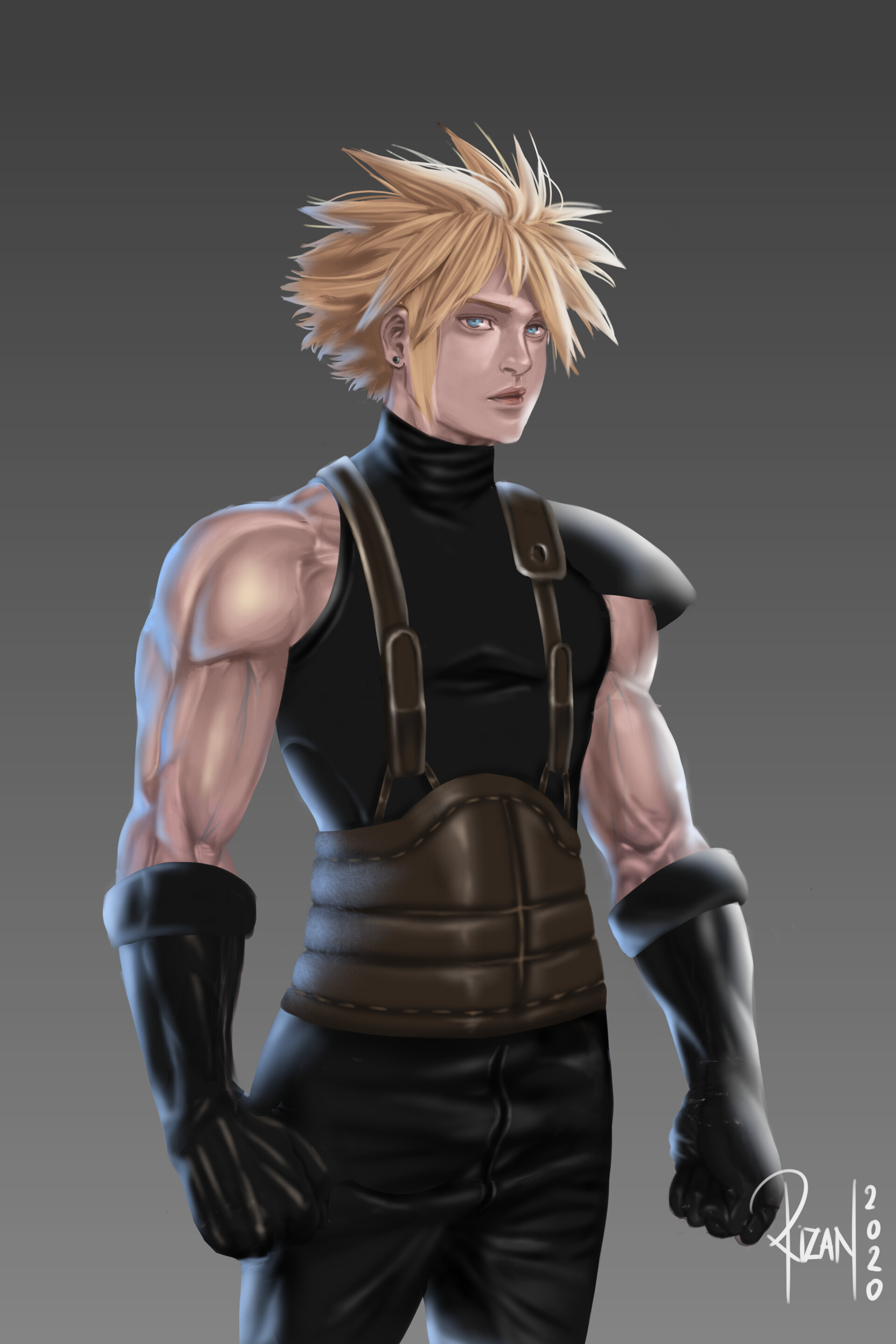 ArtStation - Cloud Strife from " Final Fantasy 7"