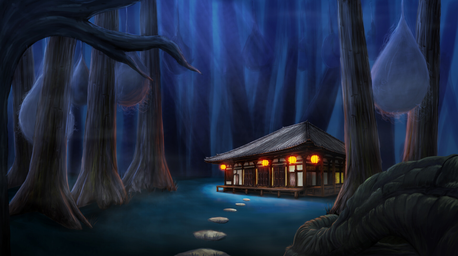 ArtStation - Tsuchigumos' Lair (Environment Design)