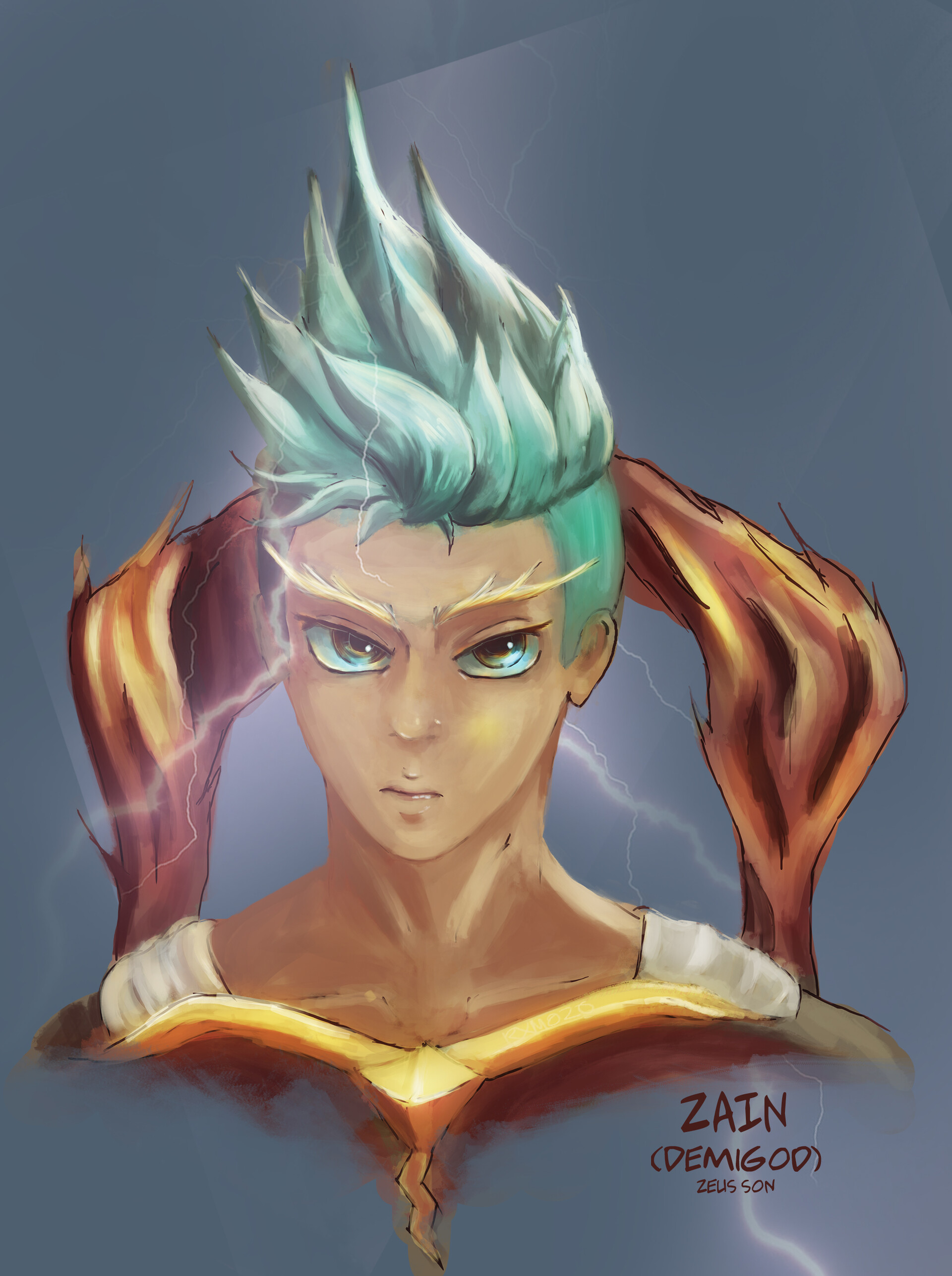 ArtStation - Zain (Modern Greed God Concept)