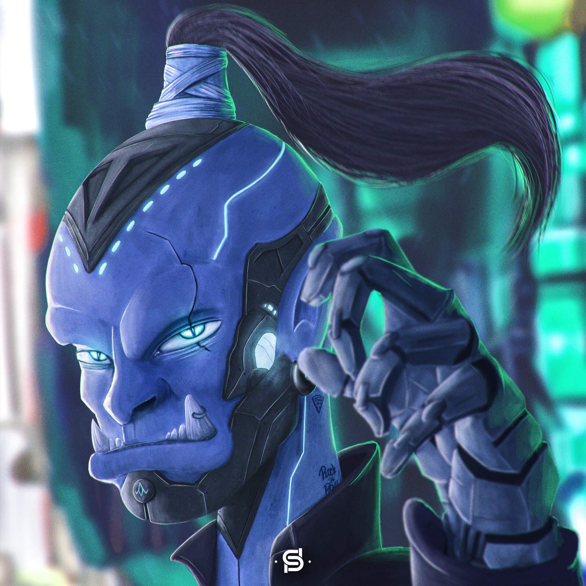 ArtStation - CYBERPUNK ORC