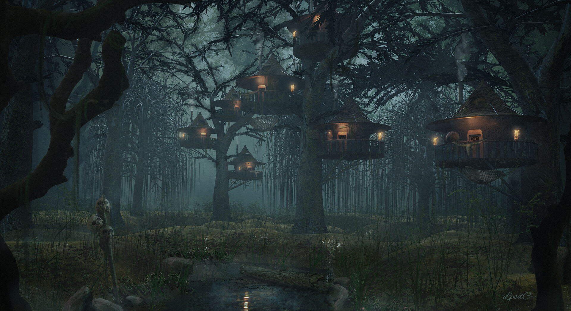 ArtStation - A Strange Village