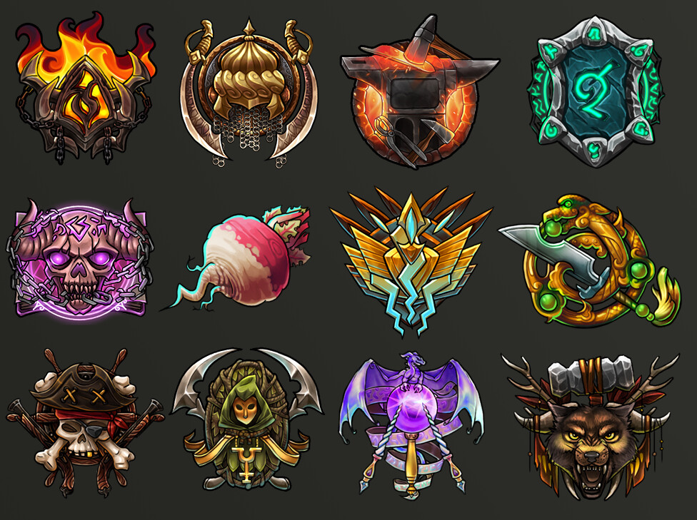 ArtStation - Gems of War - Icons