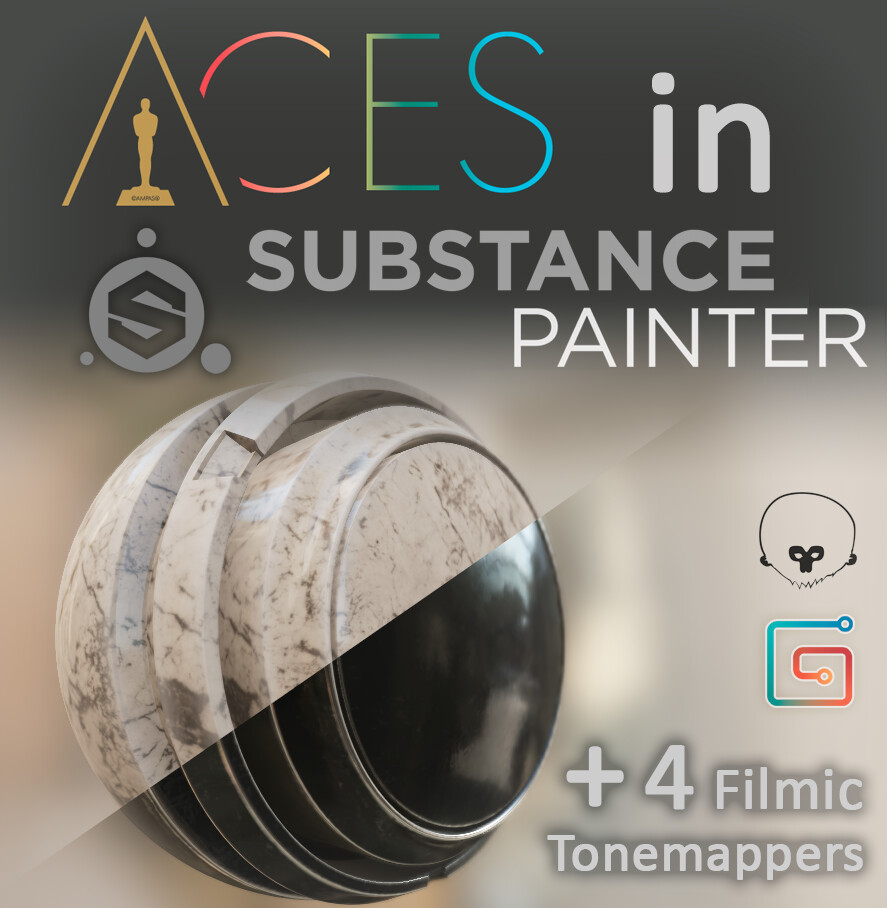 Jose Linares - ACESFilm 2.2+ LUTs for Substance Painter