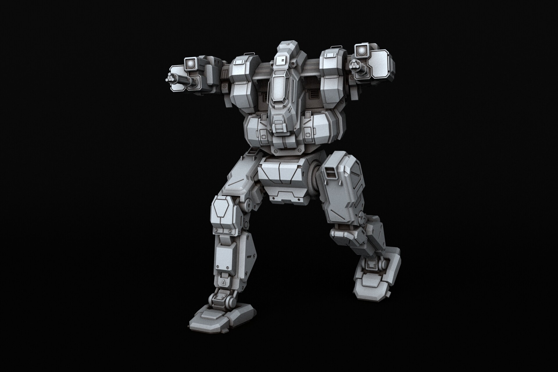 Alexander Ivanov - BATTLETECH BlackJack BJ-1 3D print model