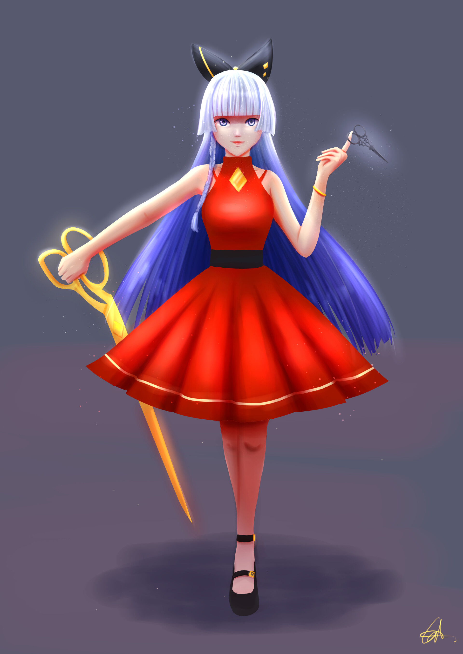 ArtStation - Scissors Girl