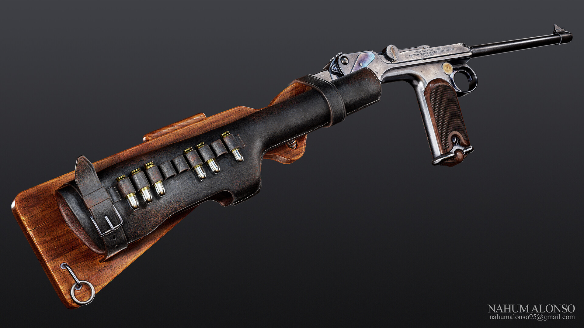 Nahum Alonso - C93 - Borchardt pistol