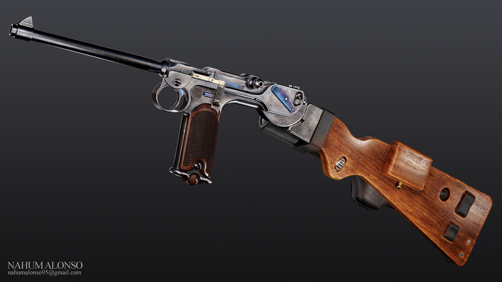 Nahum Alonso - C93 - Borchardt pistol