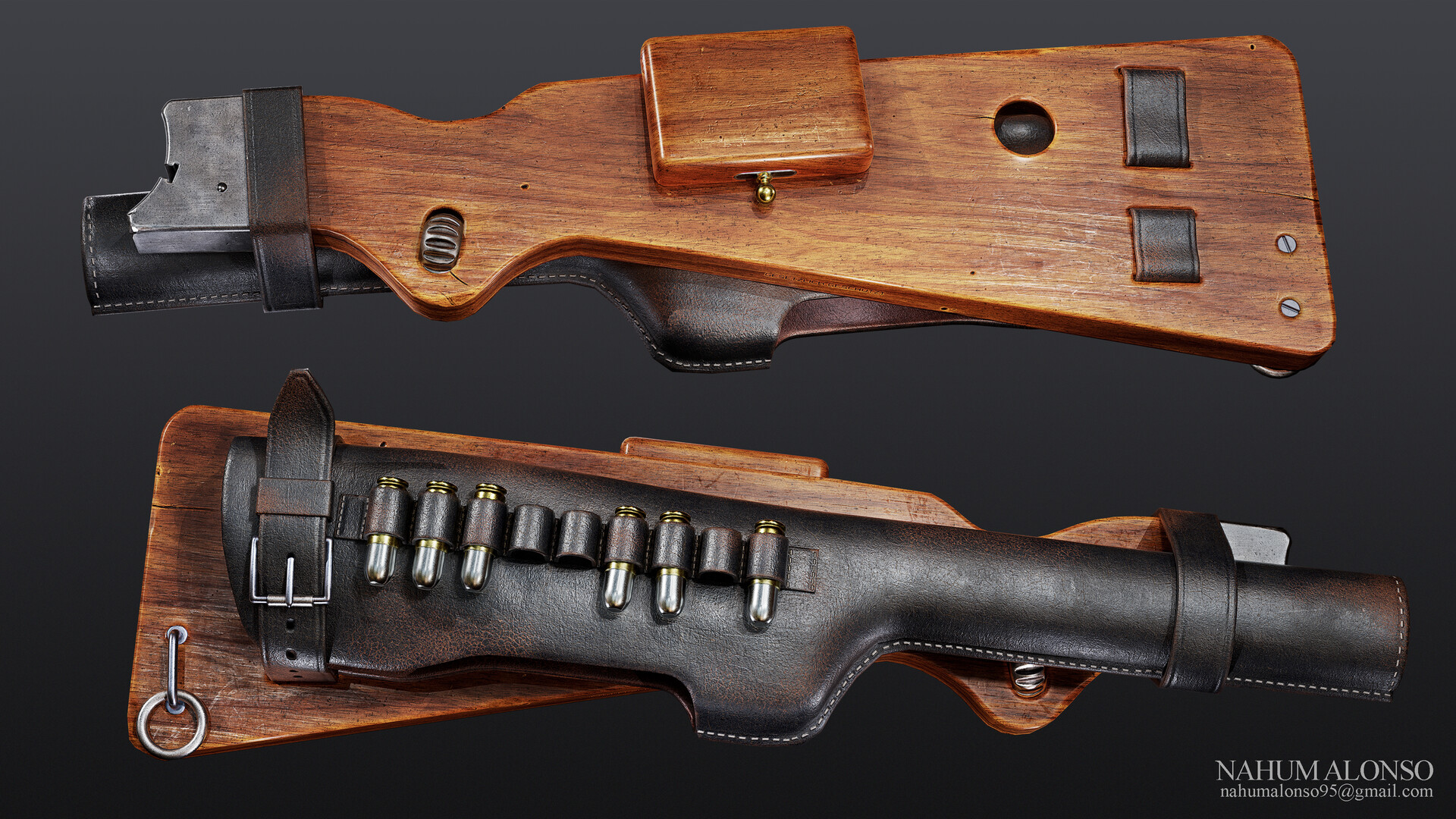 Nahum Alonso - C93 - Borchardt pistol