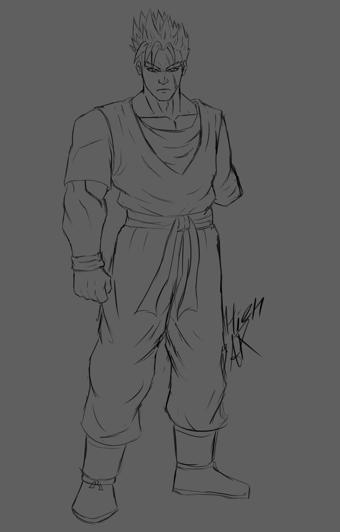 ArtStation - Future Gohan Sketch