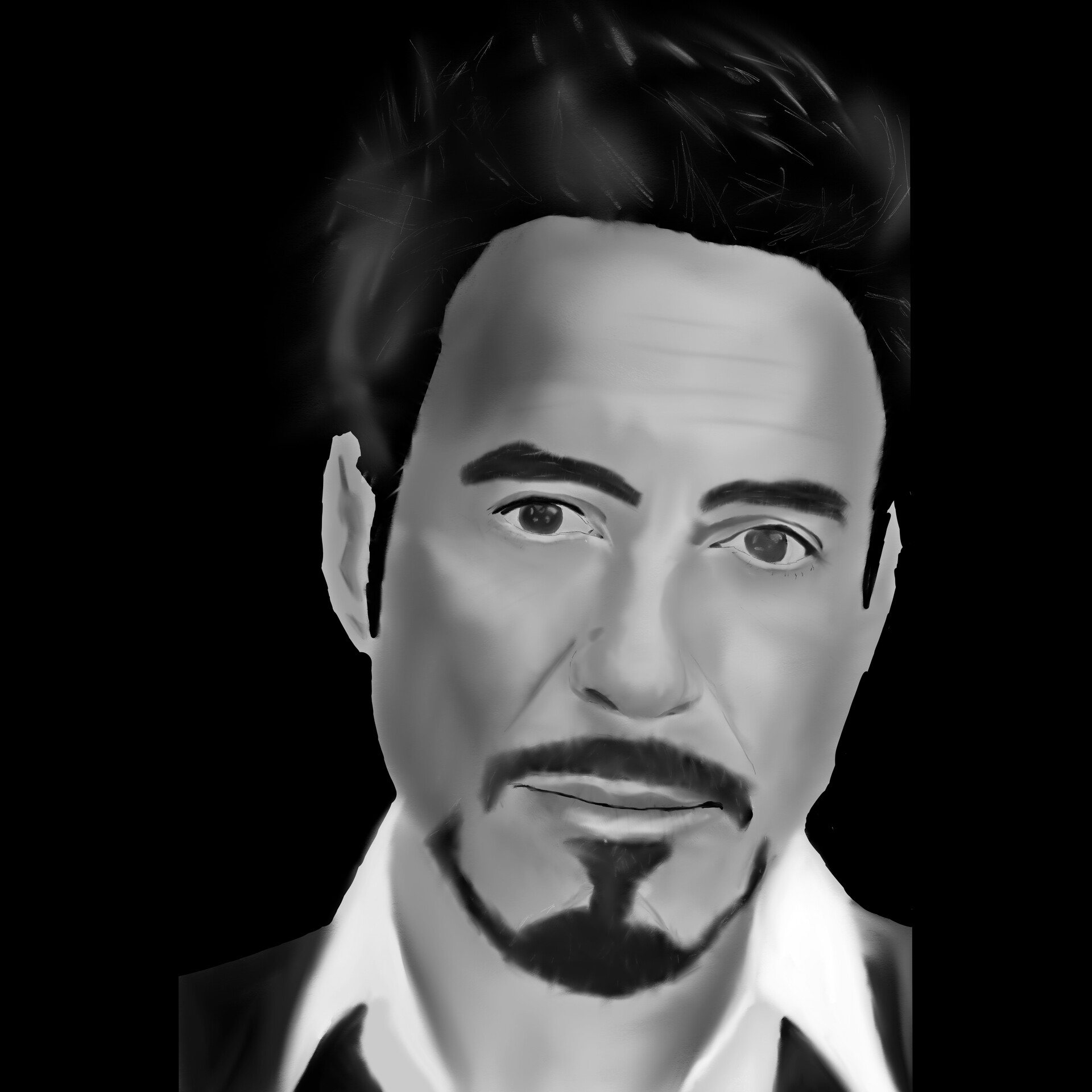 ArtStation - Portrait of RDJ
